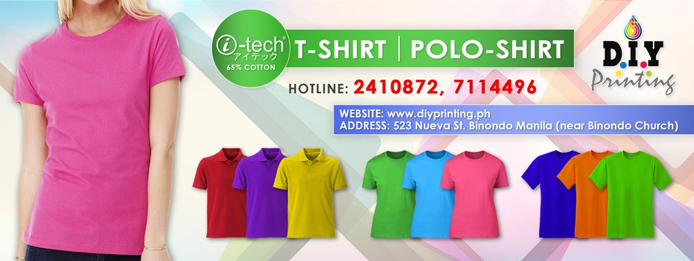 Assorted Colored T-Shirt ITECH Brand Philippines