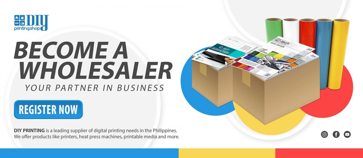 Wholesale Registration Page - DIY PRINTING Online Store