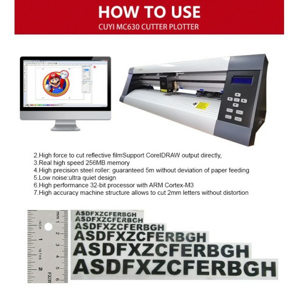 Cuyi MC630 Cutter Plotter 24" - DIY PRINTING Online Store